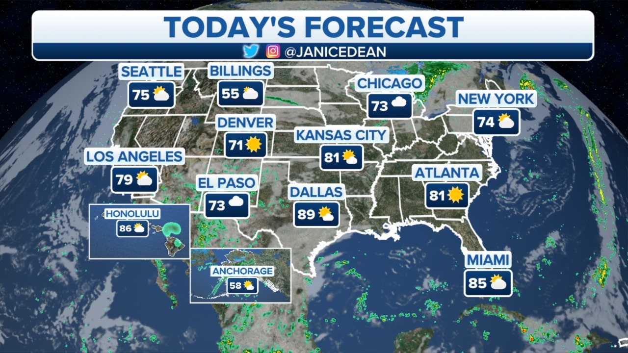 Cold front brings wet weather across the country | Fox News