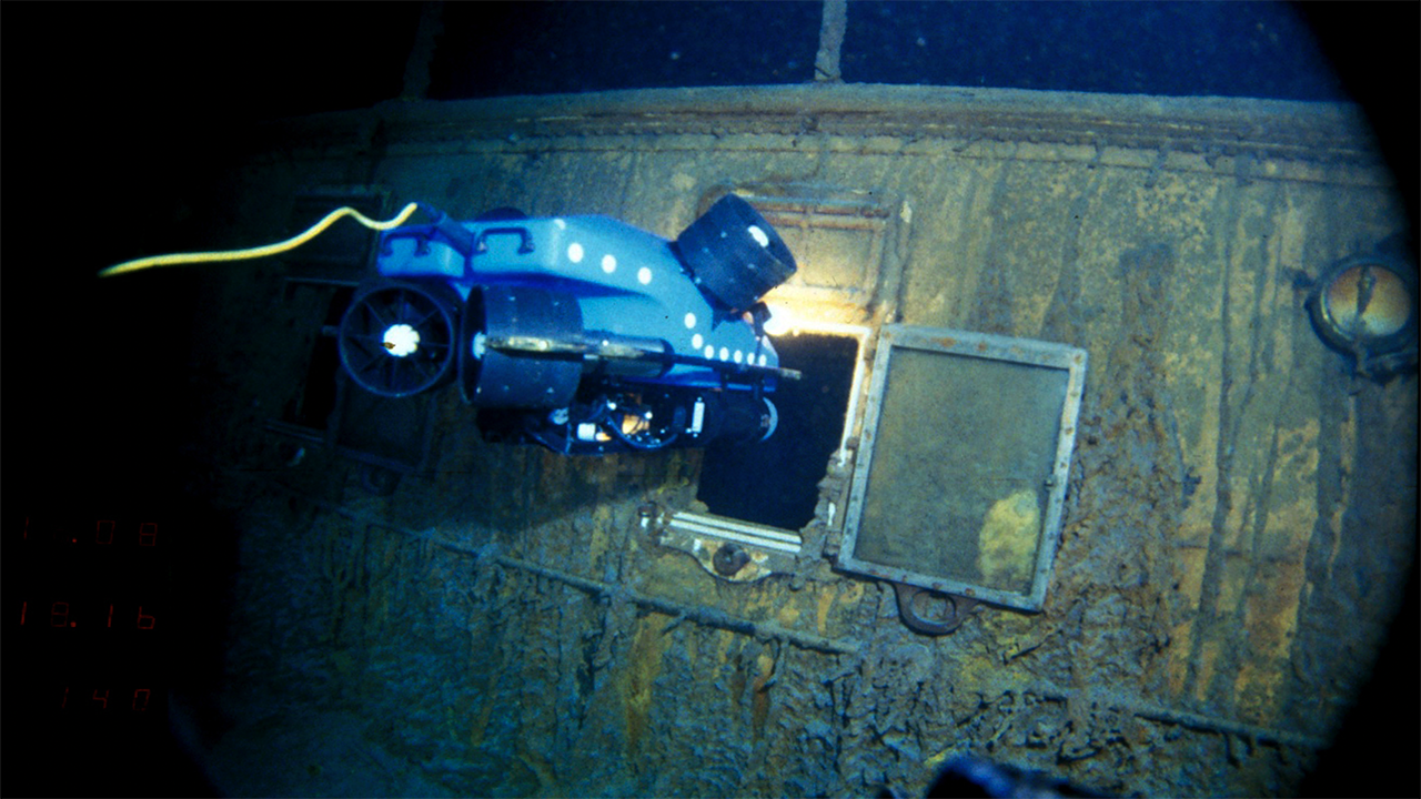 Never before seen Footage Of The Titanic Nearly 12 500 Feet Below The