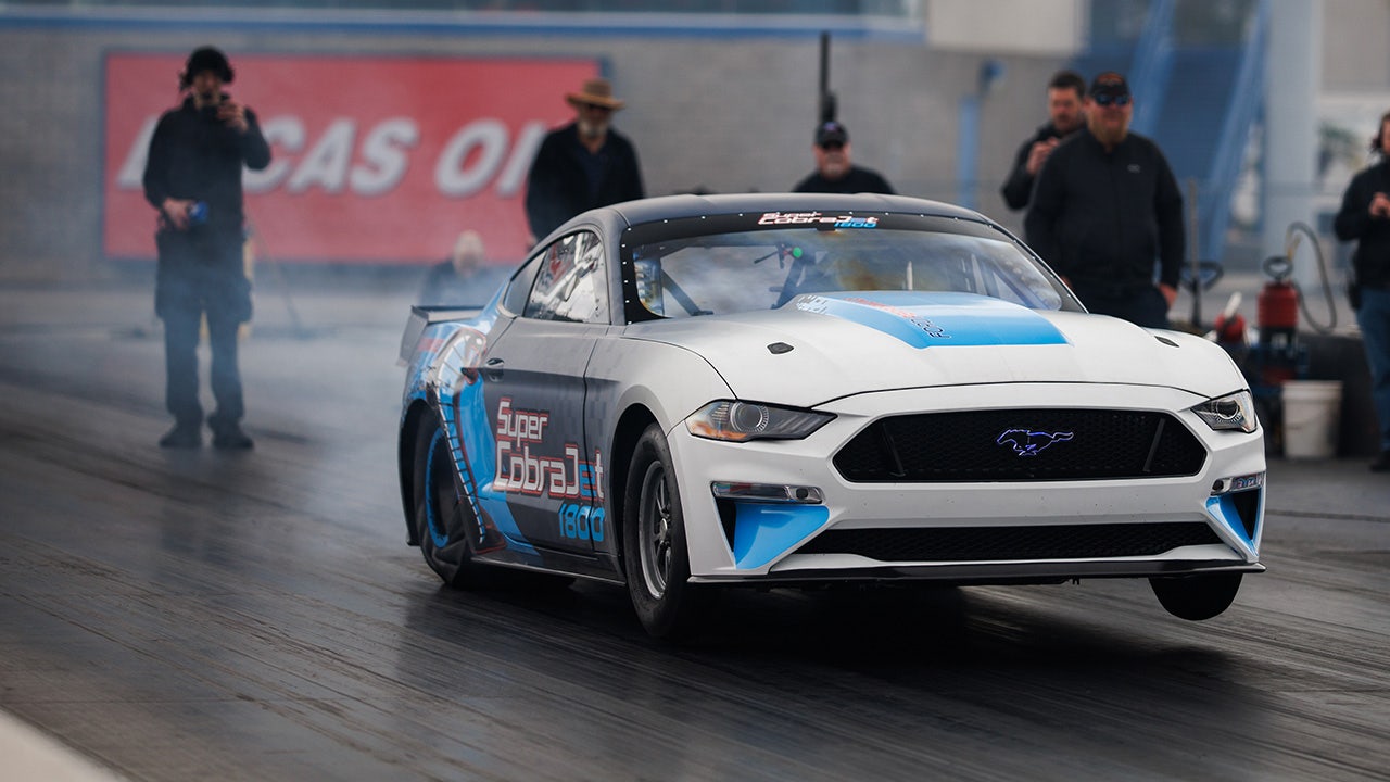 The Ford Mustang Super Cobra Jet 1800 Is A Lightning quick Electric The Ford Mustang Super Cobra Jet 1800 Is A Lightning quick Electric