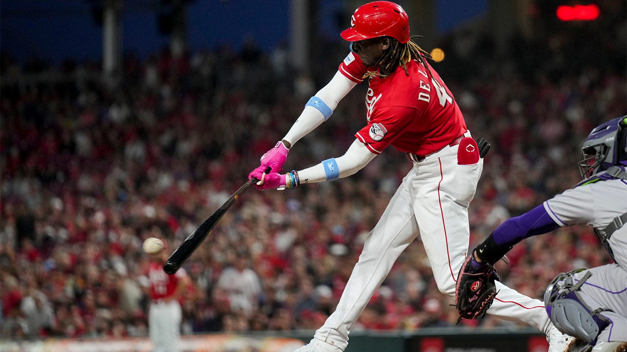 Elly De La Cruz gets last laugh after Nationals had his bat checked before monster home run ...