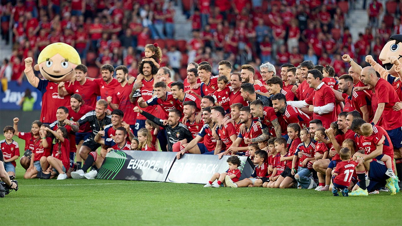UEFA removes Spanish club Osasuna from Europa Conference League due to ...