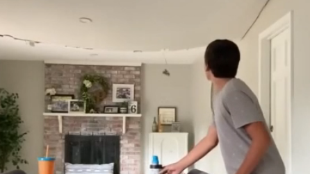 Virginia family's dining room ceiling collapse caught on video | Fox News