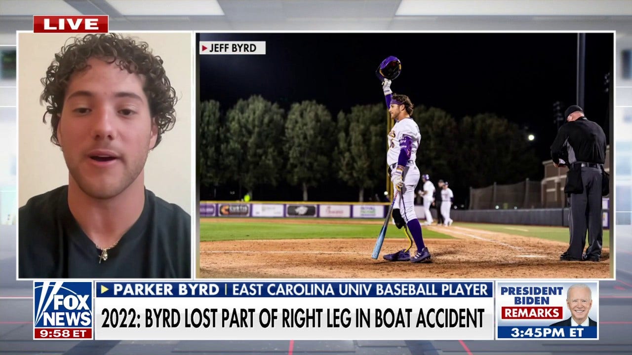 Baseball player who lost part of leg makes D1 college debut | Fox News