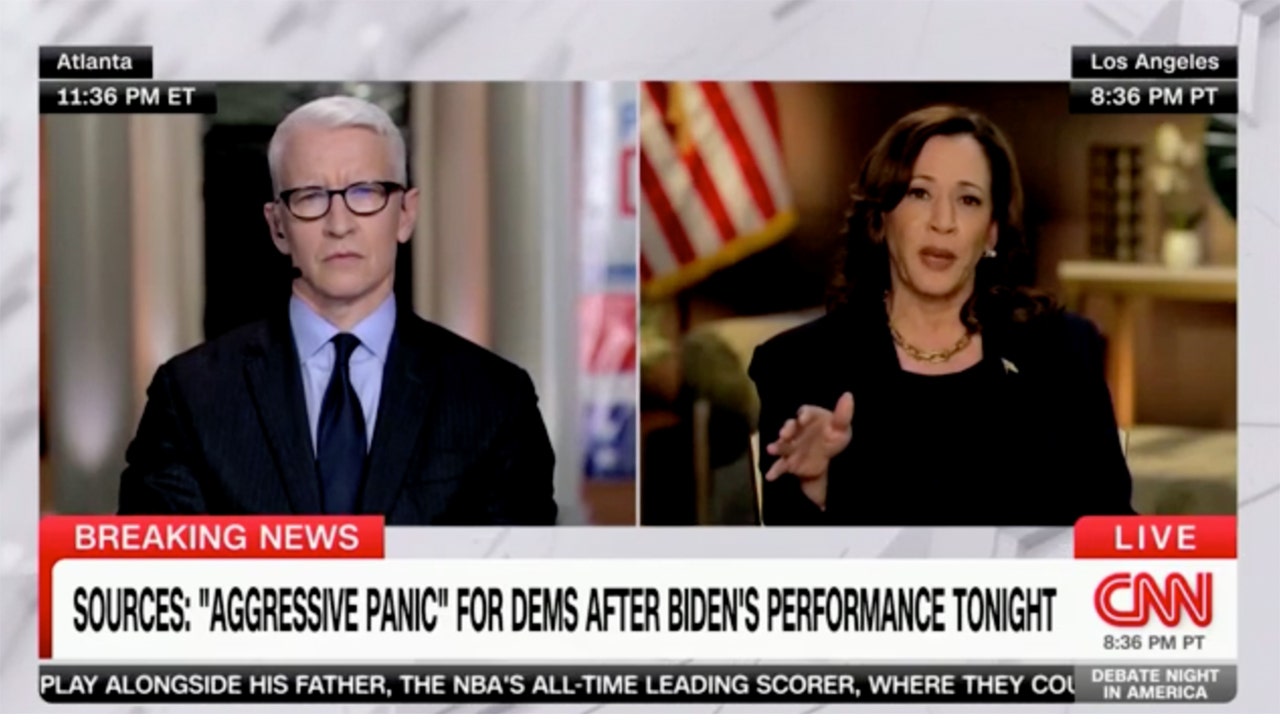 Frustrated Kamala Harris clashes with CNN's Anderson Cooper after Biden ... Frustrated Kamala Harris clashes with CNN's Anderson Cooper after Biden ...