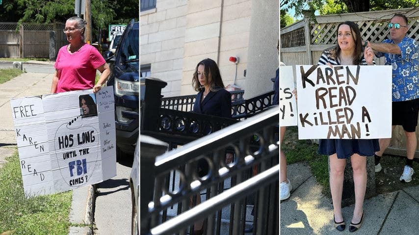 Karen Read supporters, critics clash outside court as jurors fail to ...