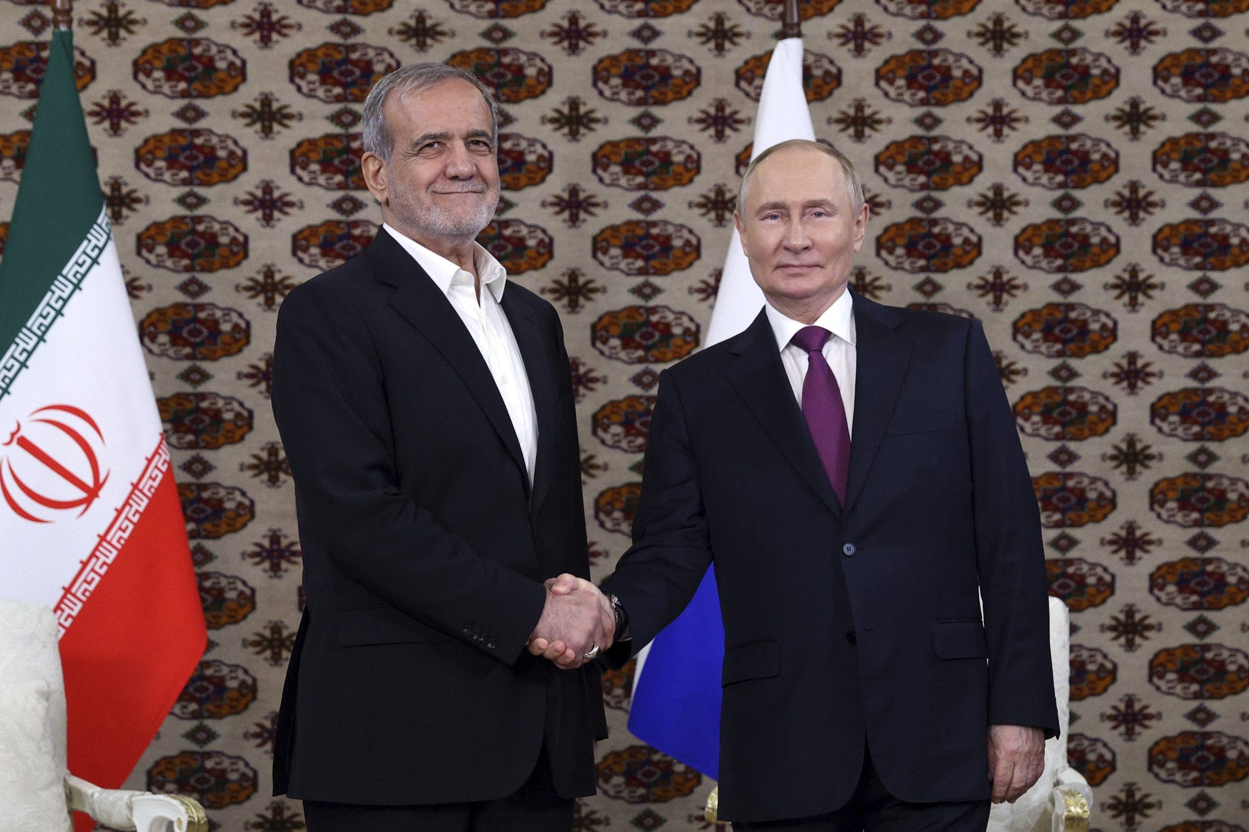 Vladimir Putin Meets With Iranian President Pezeshkian To Celebrate
