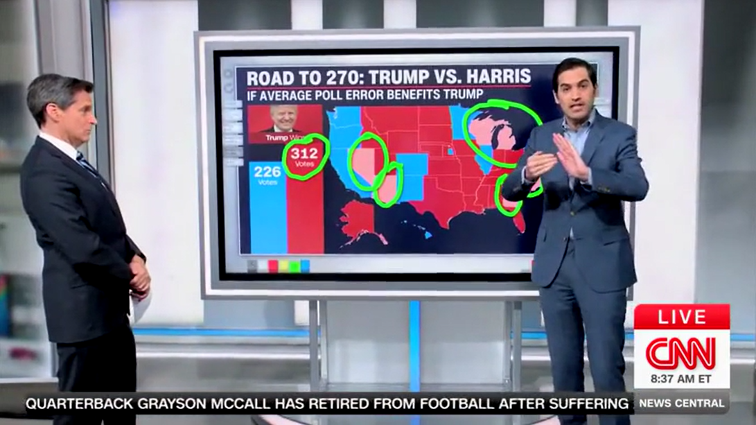 CNN data guru says there is a 60% chance the election ends with an ... CNN data guru says there is a 60% chance the election ends with an ...