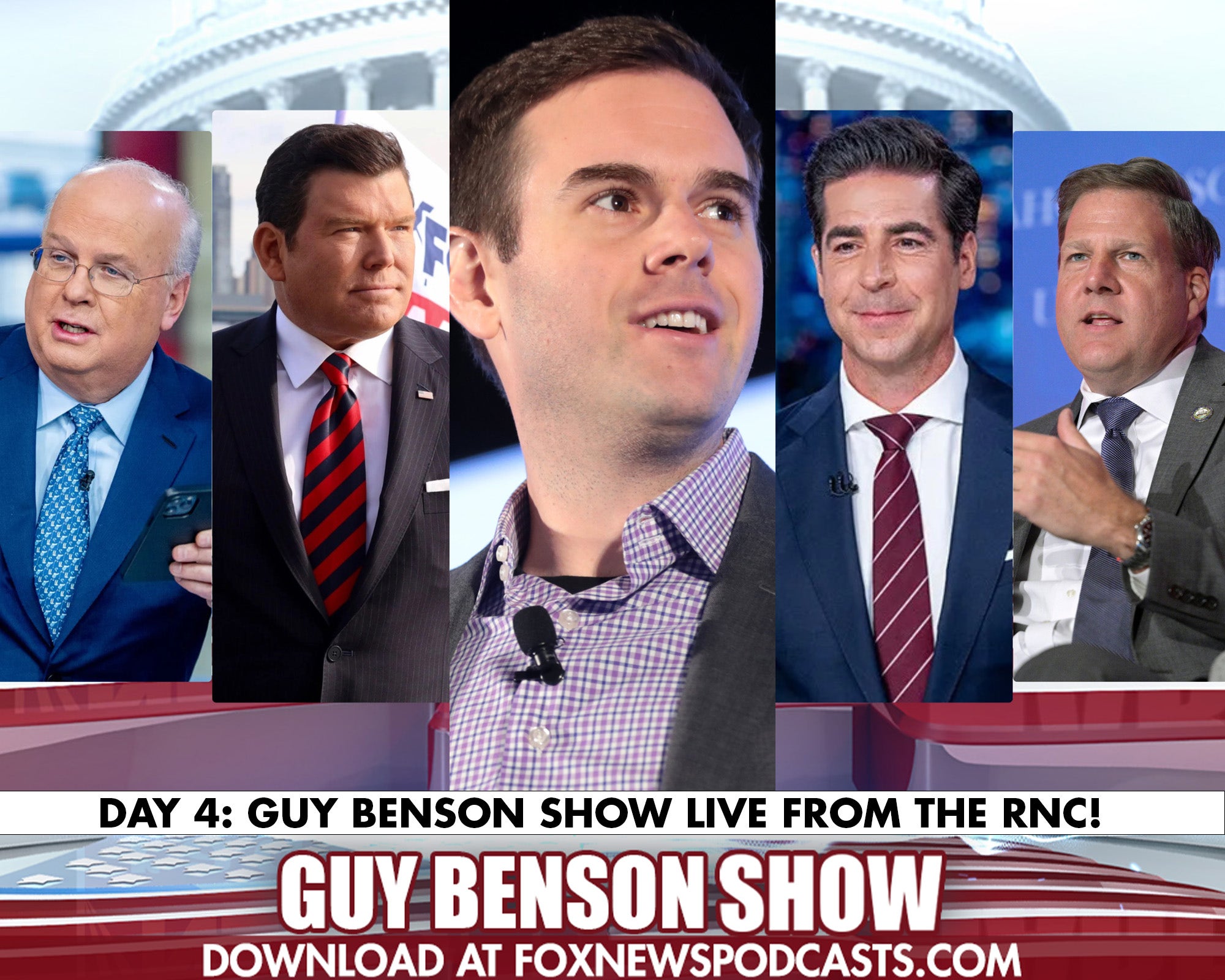 GUY BENSON SHOW: Live From the FINAL Day of the RNC (featuring Karl ...